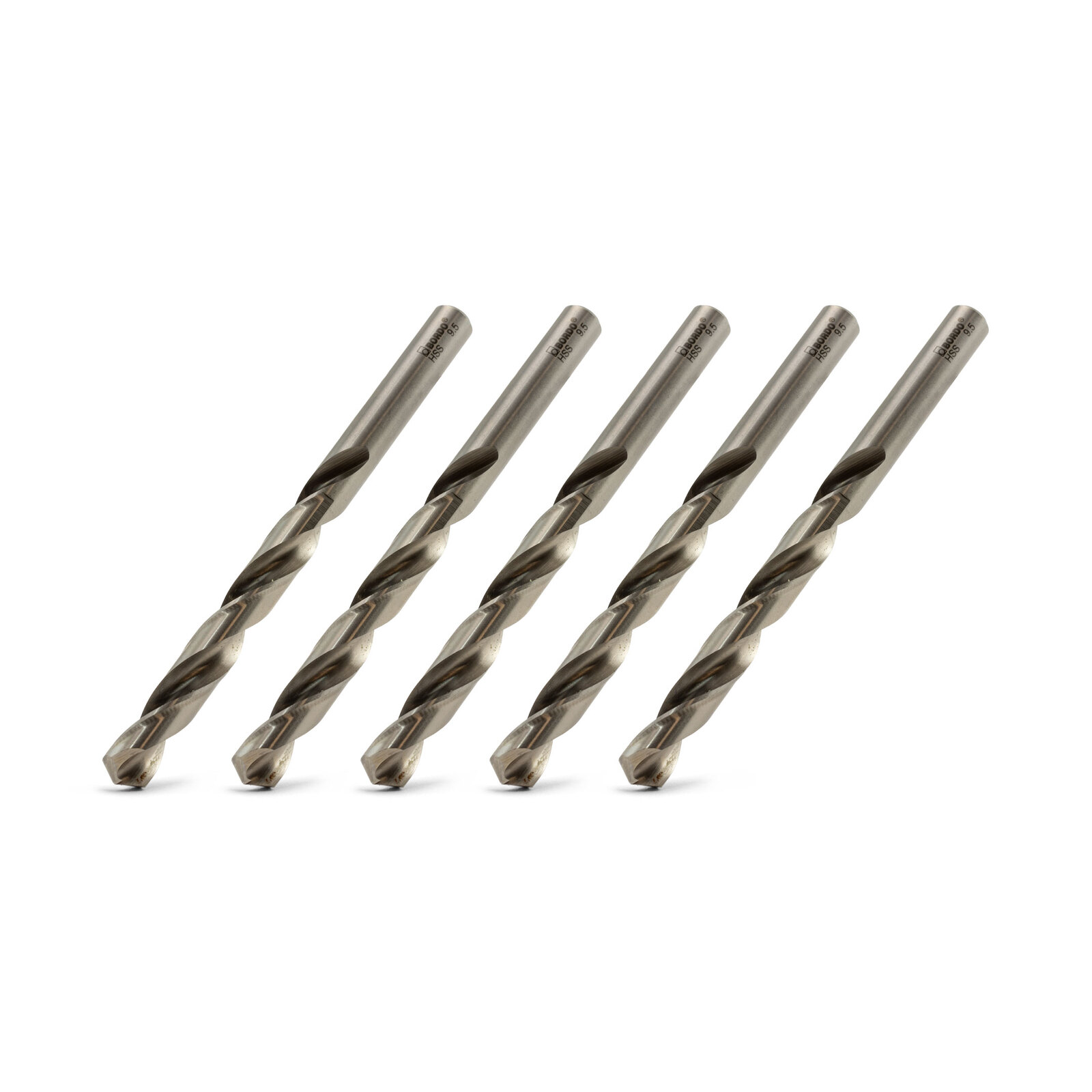 9.5mm Bright HSS Jobber Drill Bit 5 Each