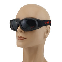 Heat and Fire Resistant Safety Goggles Black with Clear AntiFog Lens